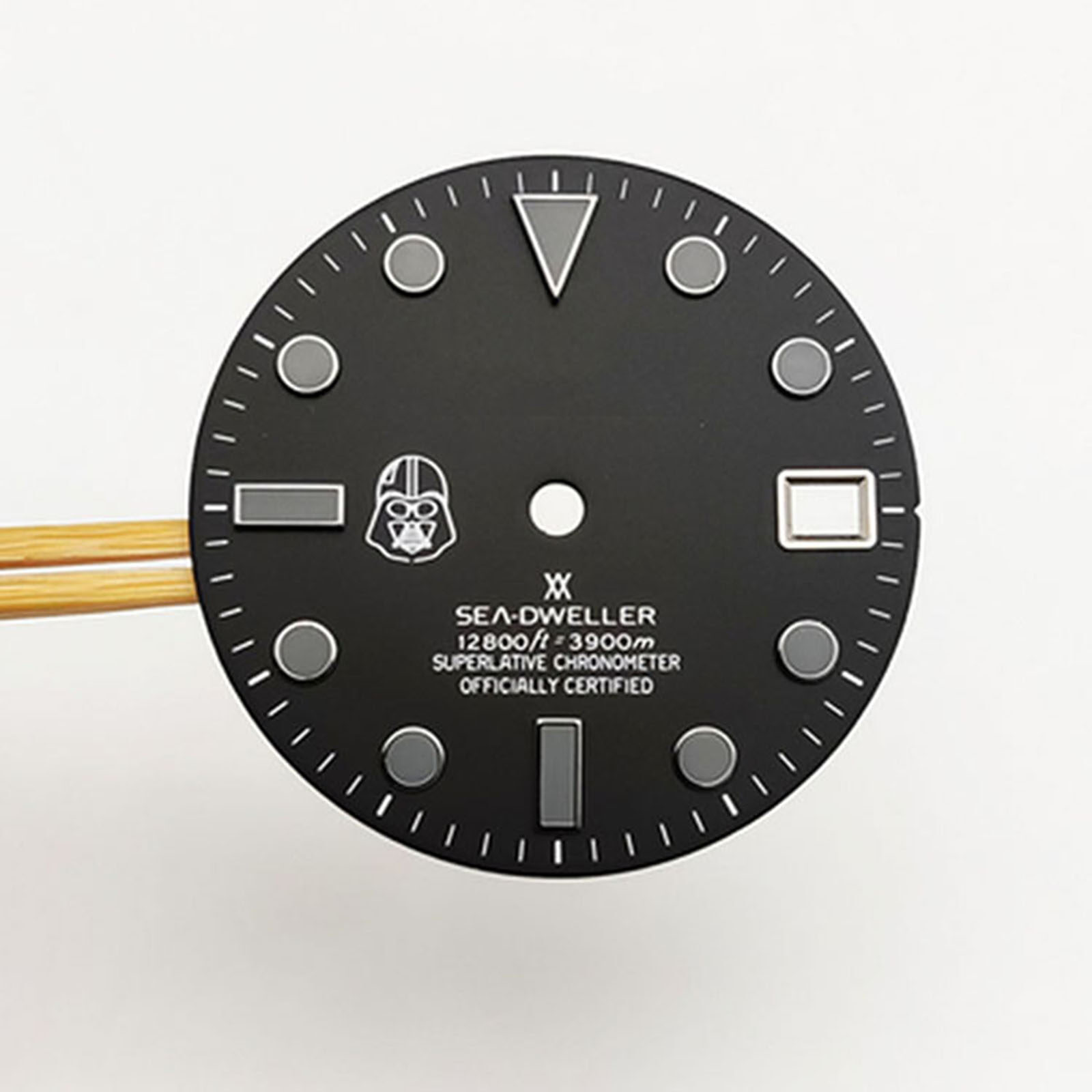 28.5Mm Watch Dial with Black Lettering Seiko Face Modification Watch ...