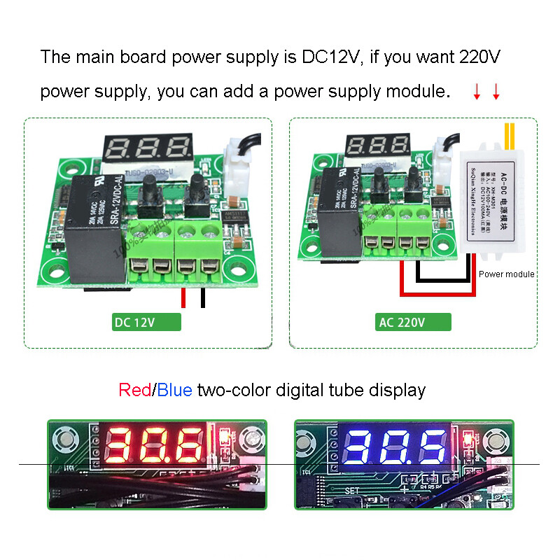 โมดูลควบคุมอุณหภูมิหน้าจอดิจิตอล,สวิตช์ควบคุมอุณหภูมิความเที่ยงตรงสูง ...