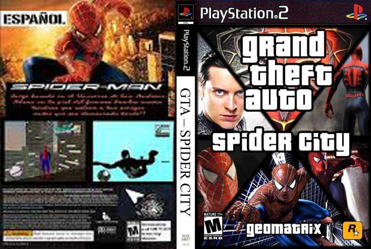 PS2 Grand Theft Auto Spider City (Mods GTA San Andreas) DVD game ...