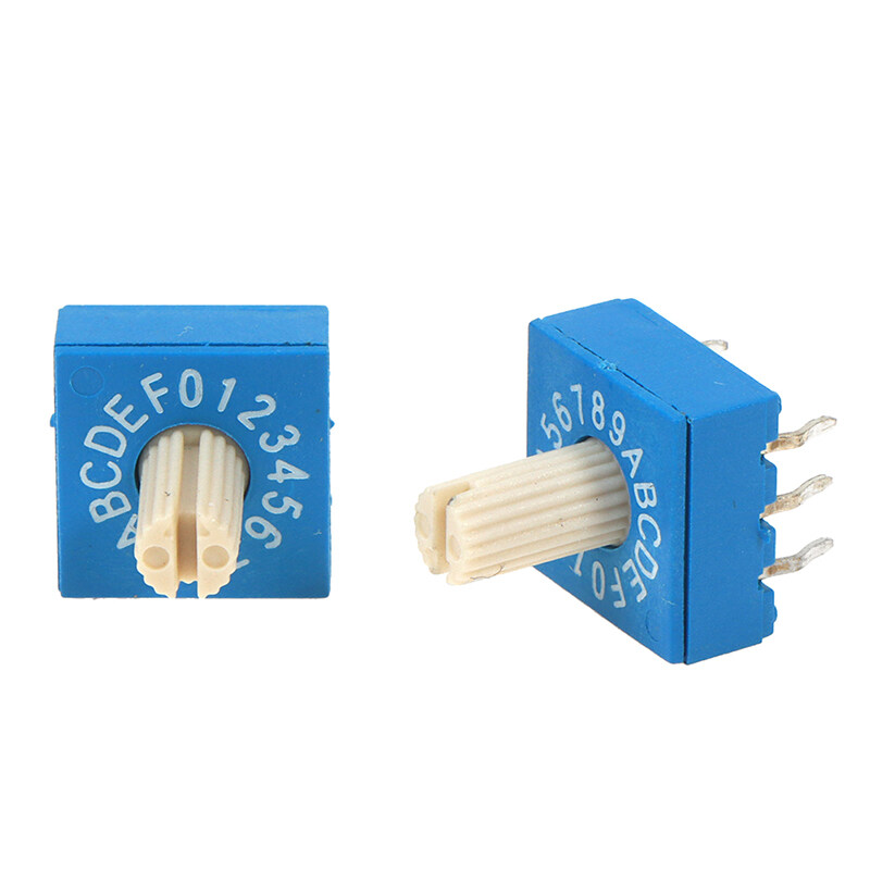 HomeinGarden 1PCS 0-F Rotary Encoder Switch with Handle 16-bit 8421C ...