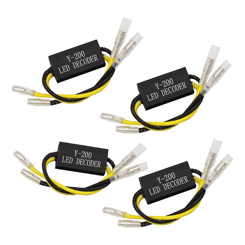 12V Motorcycle LED Load Resistor LED Decoder LED Indicator Flasher Turn ...