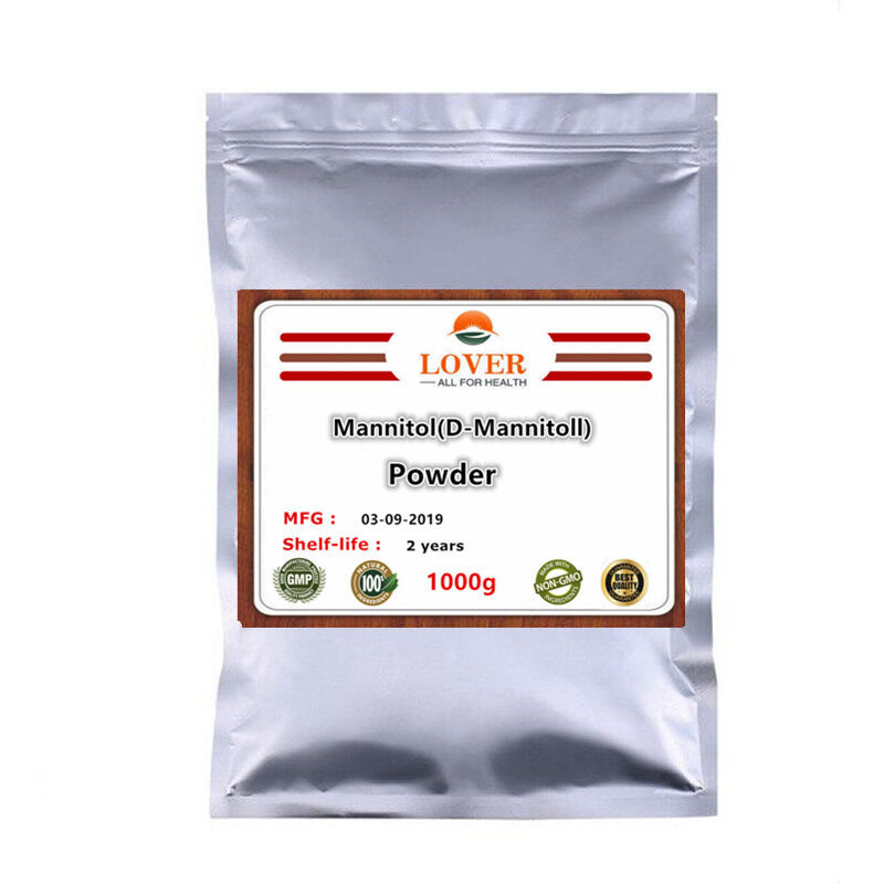 จัดส่งที่รวดเร็วบริสุทธิ์ 100-1000g mannitol,D-xylitolผงDL-mannitol ...