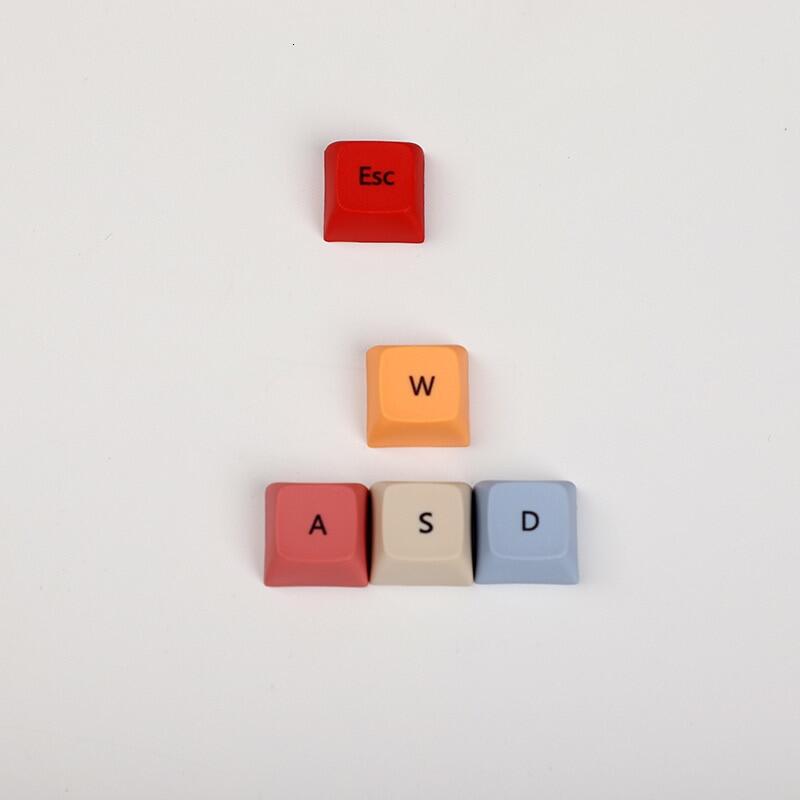 XDA profile dye sublimation PBT keycap personality ESC WASD Direction ...
