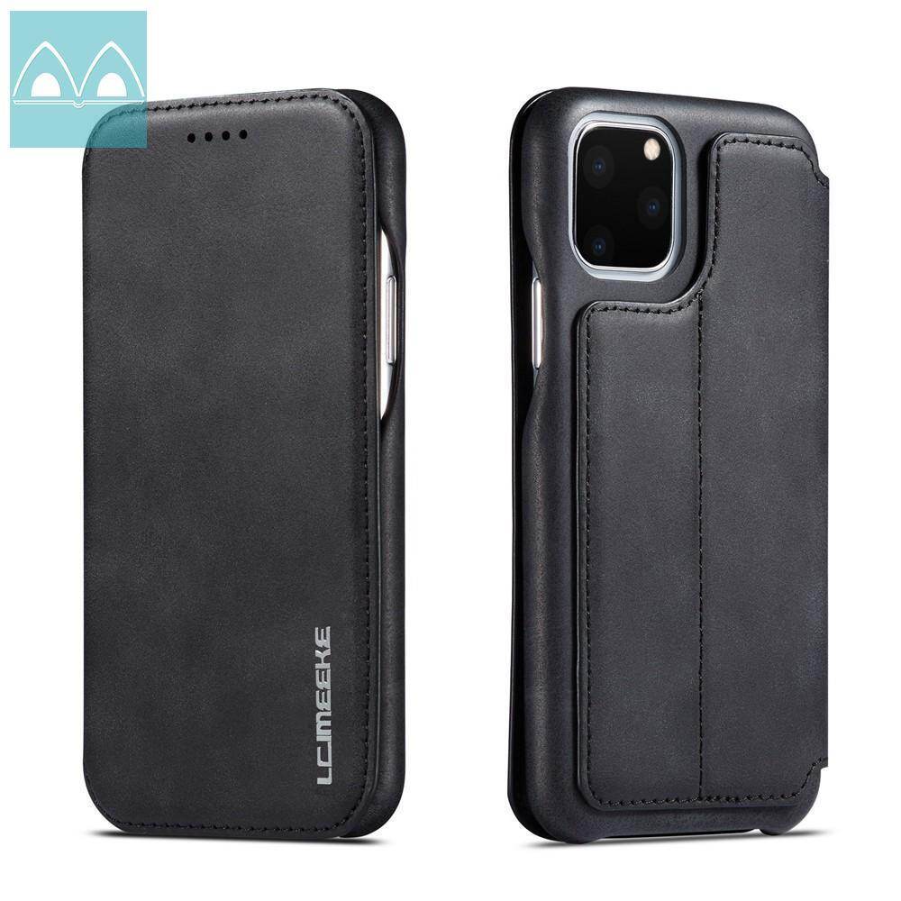 สำหรับ A pple iP hone 11/iPhone 11 Pro/iPhone 11 PRO MAX กรณีพลิกแม่เหล็กหนังหรูหรากระเป๋าสตางค์ ...