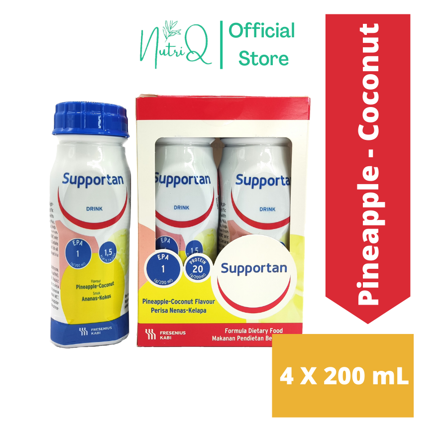 Supportan Nutritional Drink Tropical Fruits Cappuccino Pineapple ...