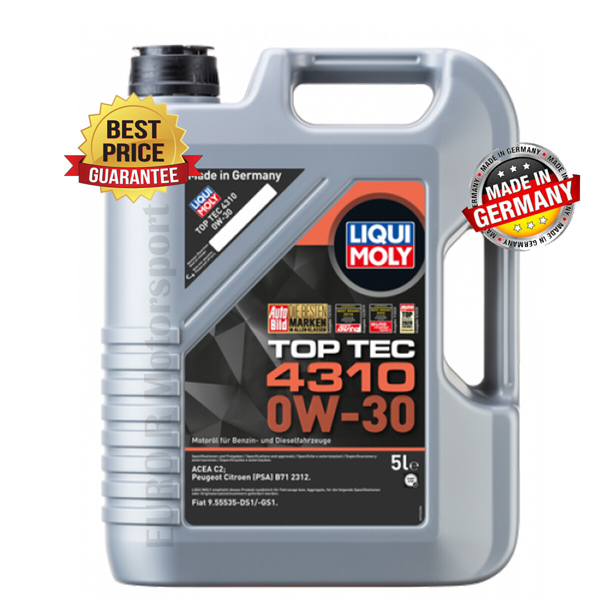 LIQUI MOLY TOP TEC 4310 0W30 ENGINE OIL (5 LITER) | Lazada