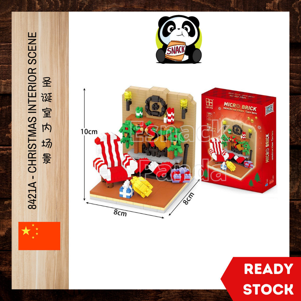 LBOYU Micro Brick Lego Toy Christmas Series 乐柏裕 微小颗粒积木玩具 圣诞系列 | Santa ...