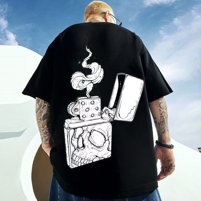 (S-8XL) น้ำแห่งชาติเสื้อยืดแขนสั้นผู้ชายเดิมสไตล์จีนเบา2022ฤดูร้อนใหม่บวกปุ๋ยขนาดบวกเสื้อผ้า ...