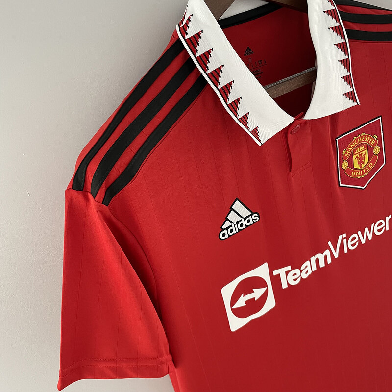เสื้อฟุตบอลชาย MU Jersey Home 22/23เกรด: AAA Size S-4XL เสื้อฟุตบอล MU ...