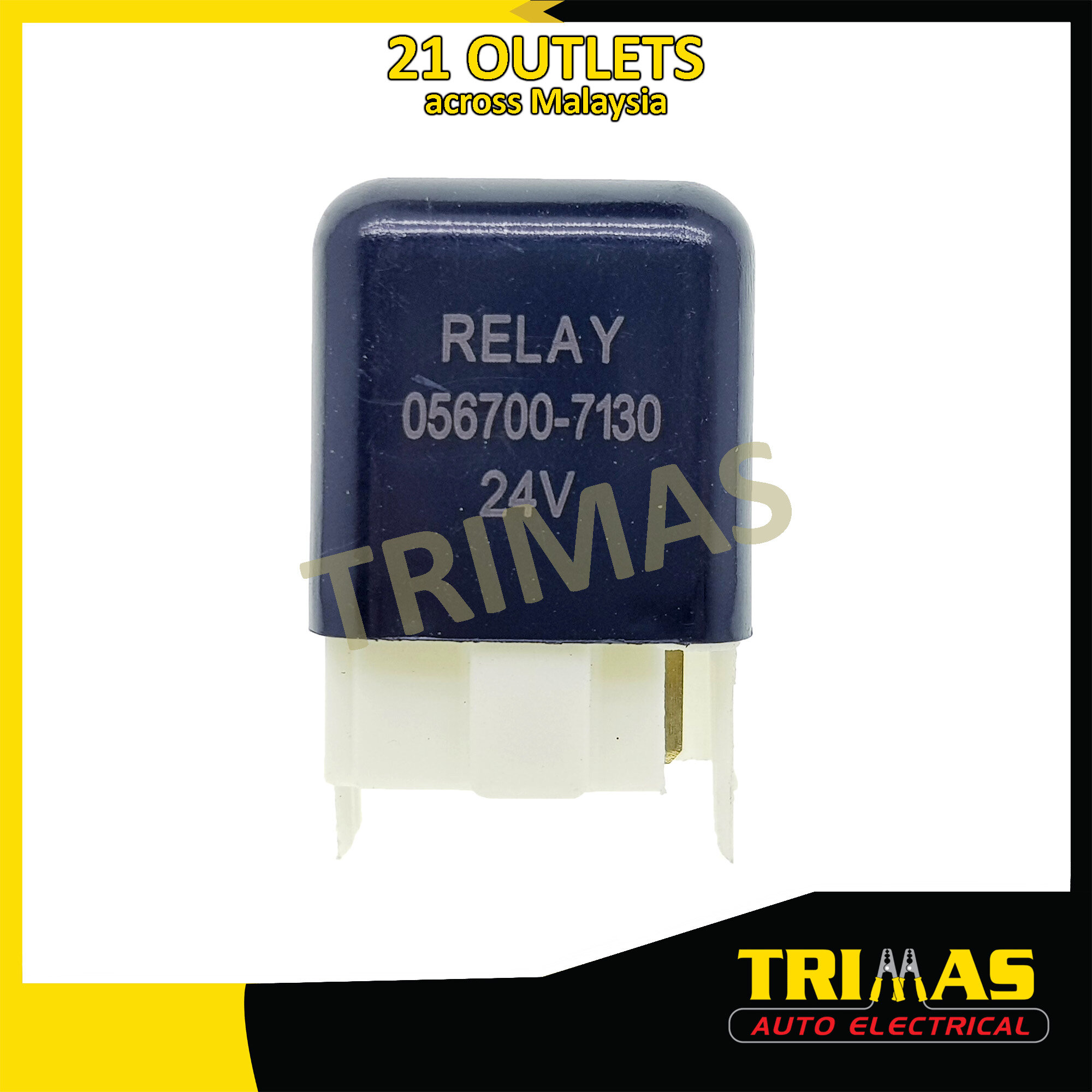 5 Pin 24V Toyota Denso Relay Replacement Radiator Fan Motor 056700-7130 ...