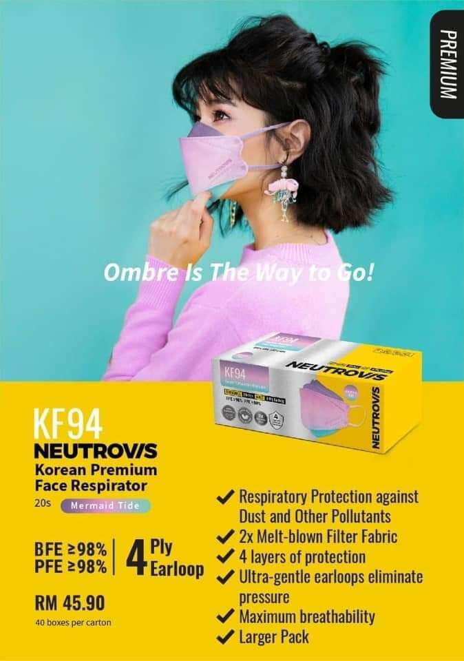 {Ready Stocks} Neutrovis 4ply Type IIR Extra Protection Premium Medical ...