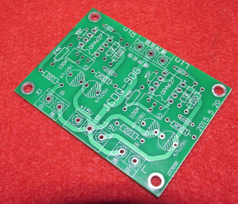 HIFI NE5534 DC Buffer Stereo OP-AMP Preamplifier Preamp Board support OPA627 AD847 AD797 OPA637 ...