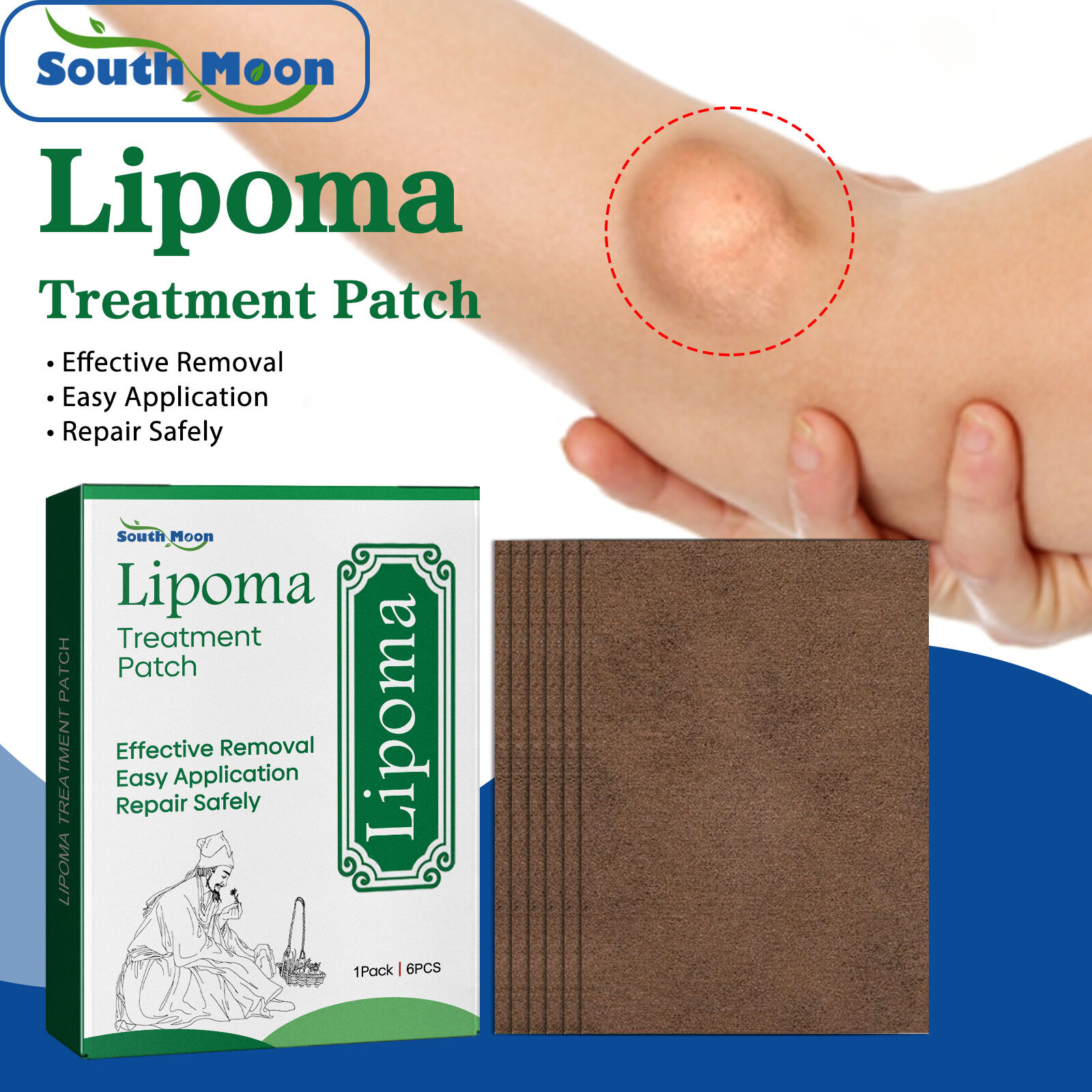 South Moon Fat Nodule Repair Patch For Clearing Subcutaneous Fat Lumps ...