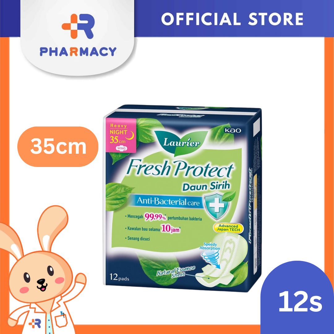 R Pharmacy | LAURIER FRESH PROTECT DAUN SIRIH 22/25/35 CM | Lazada