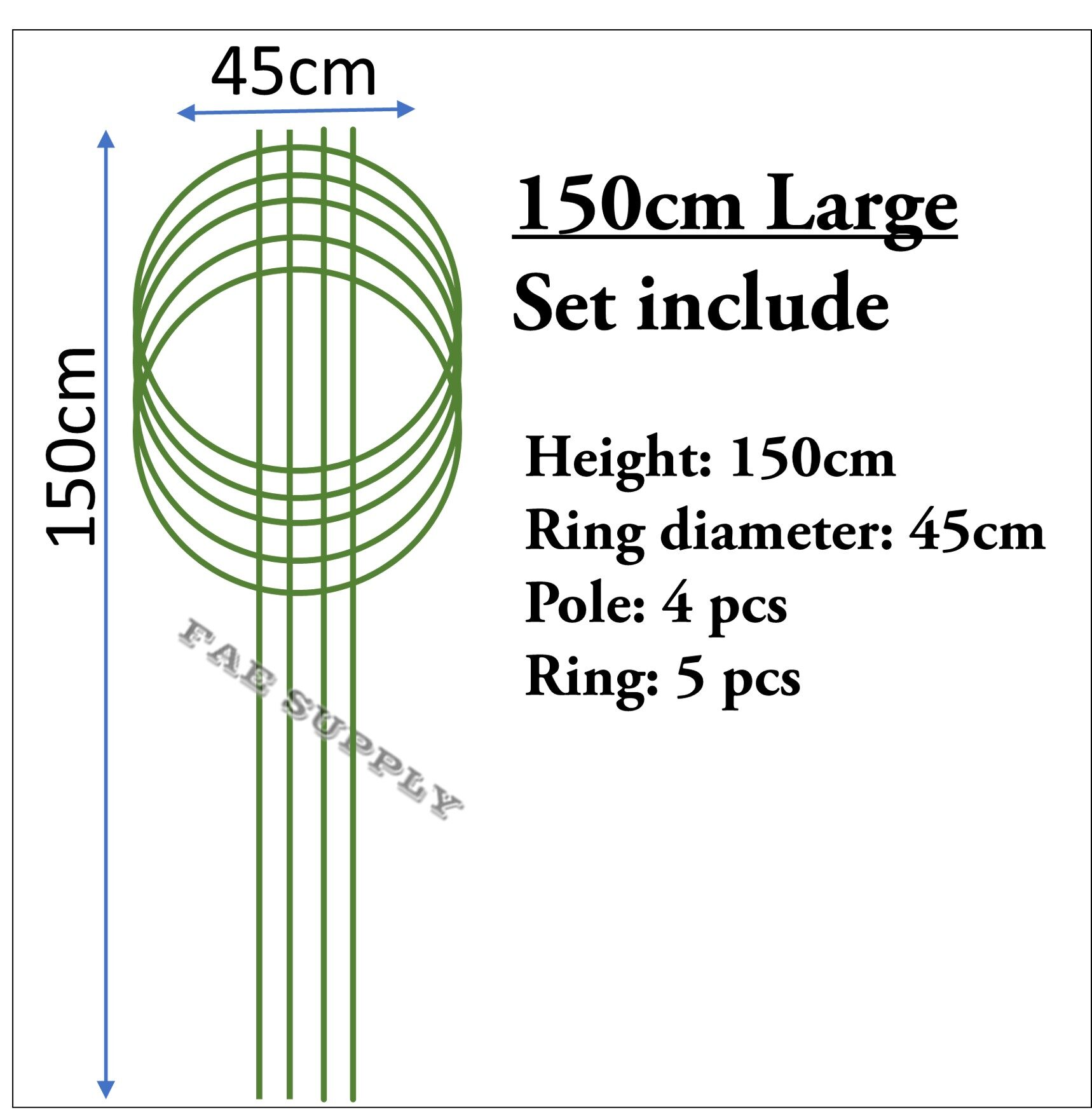 Conical Trellis Plant Support Frame Gardening Flower Stand tomato Vine ...