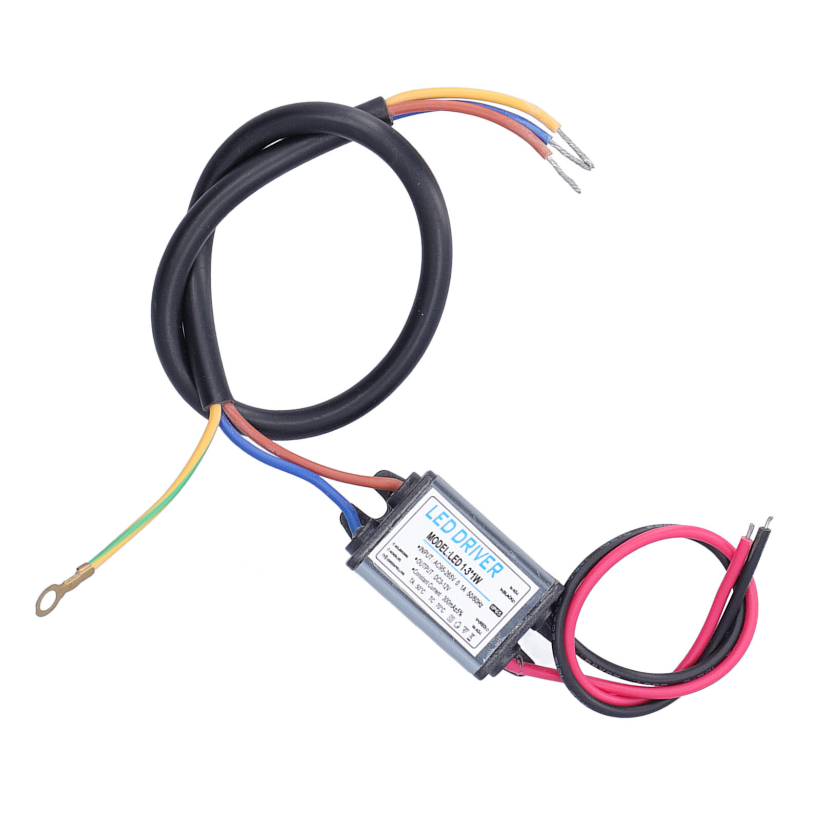 LED Driver DC3-12V 300mA หม้อแปลงแรงดันไฟฟ้าคงที่ไดรเวอร์แหล่งจ่ายไฟ ...