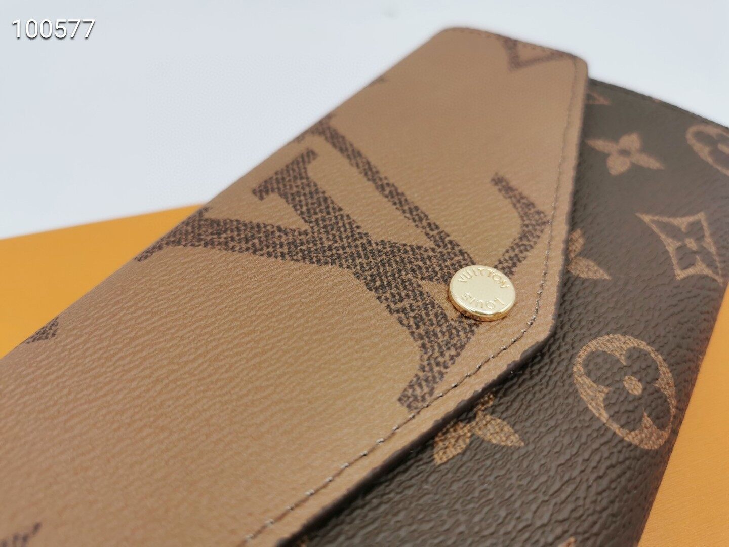 [Brand Packaging] 2022V brand Classic Canvas Founder Wallet Leather ...