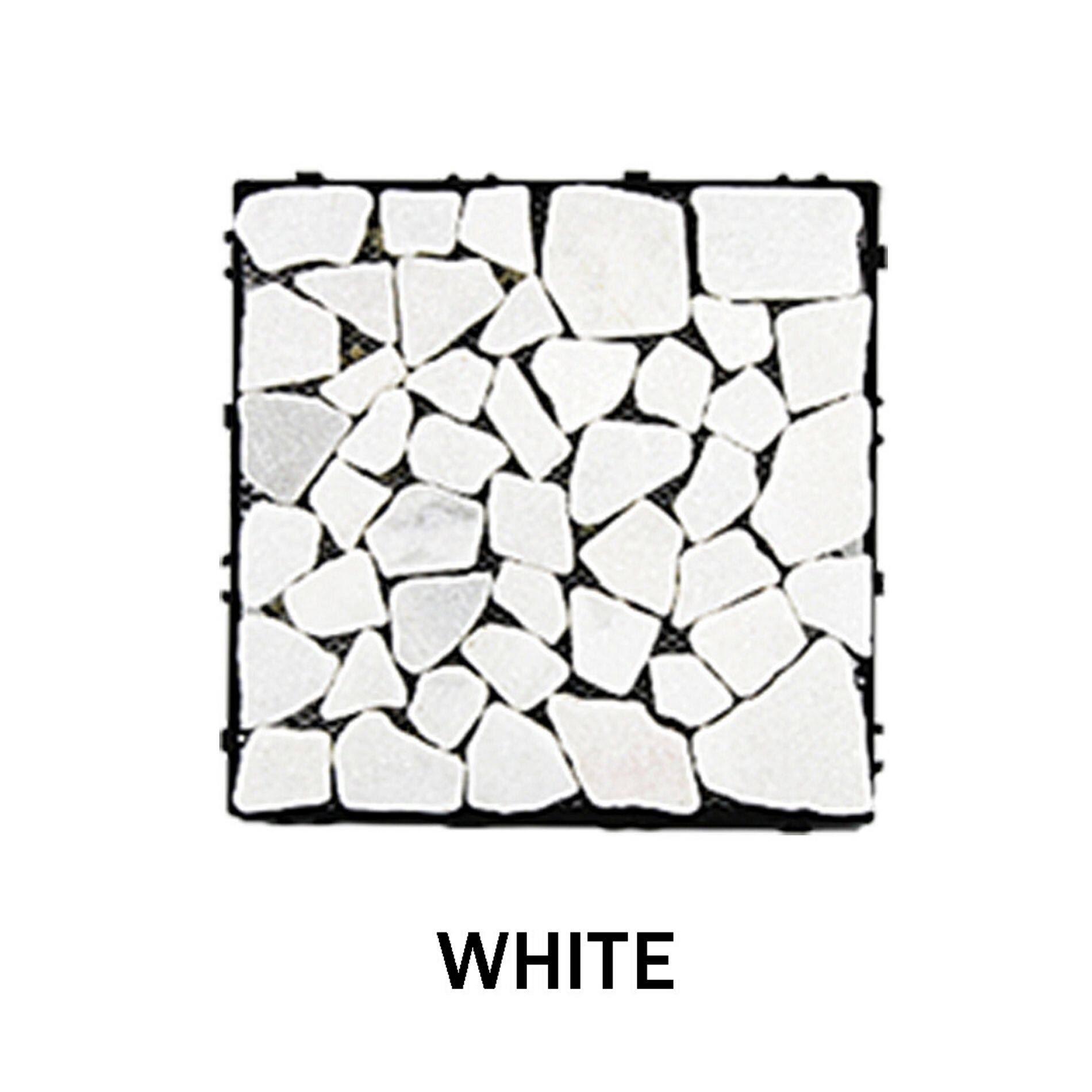 MYGARDEN 30cm X 30cm Decking Stone Floor Mat Rock Tile Outdoor Garden mygarden-30cm-x-30cm-decking-stone-floor-mat-rock-tile-outdoor-garden