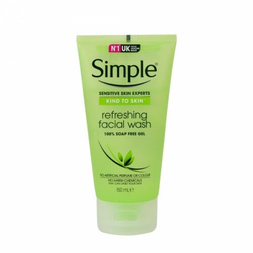 SIMPLE SENSITIVE SKIN EXPERTS KIND TO SKIN REFRESHING FACIAL FACE 150ml ...