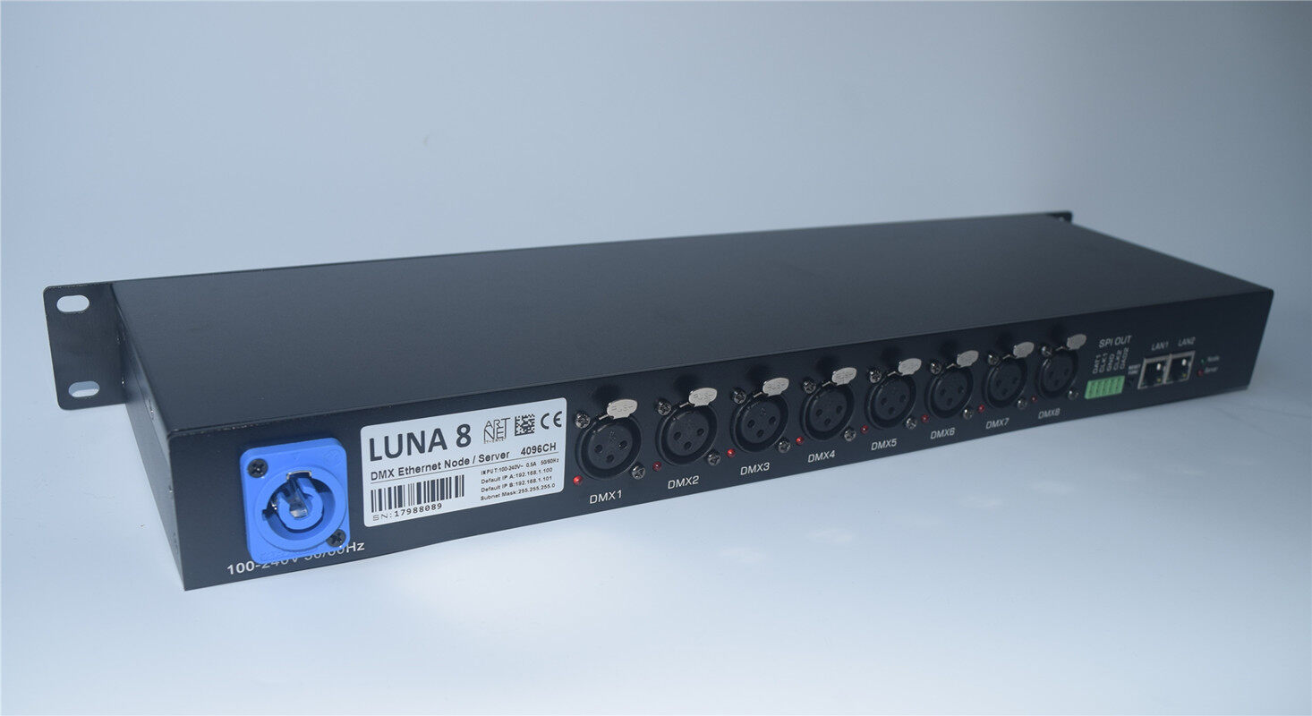 4096 Artnet Dmx Converter ,DMX Amplifier 8 Port Artnet Lighting ...