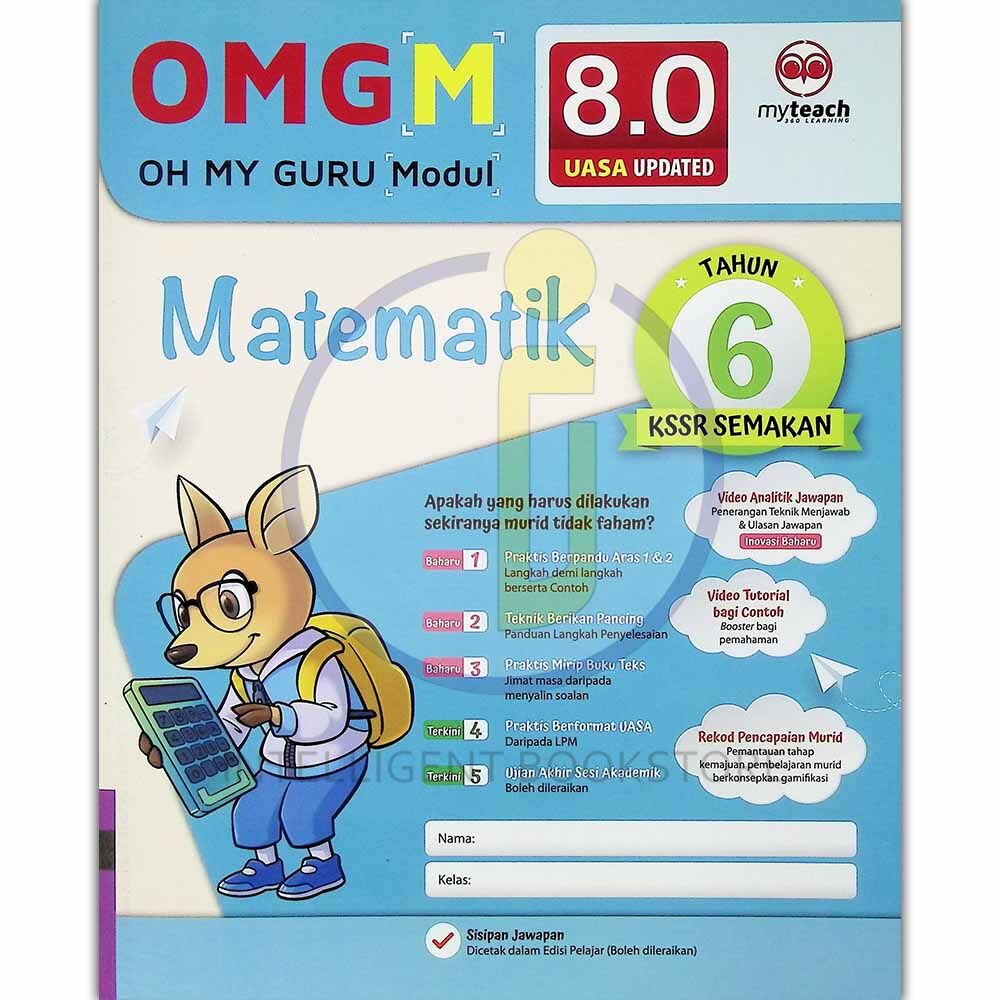 [Intelligent] Myteach: Oh My Guru (OMG) Modul 8.0 UASA KSSR Tahun 6 (2024) - Buku Kerja/Latihan ...