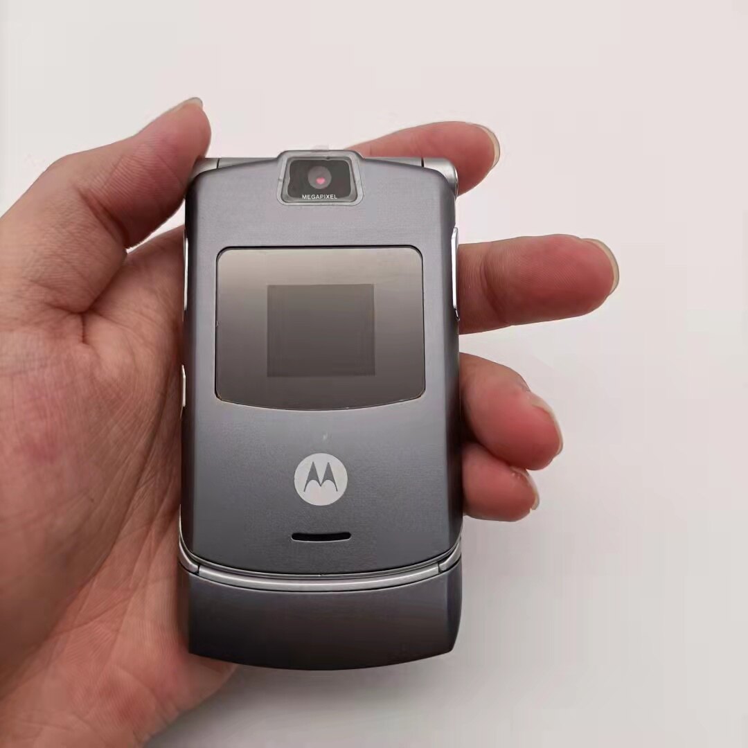 Motorola Razr V3 Original 2.2 Inches 680 MAh Unlocked Cell Phones ...