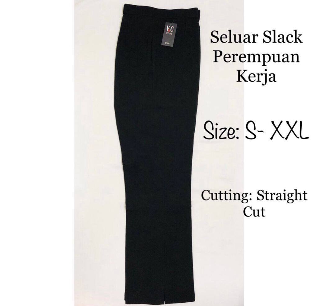 [Value Buy] Seluar Slack Hitam Perempuan 820/Seluar Kerja Hitam ...