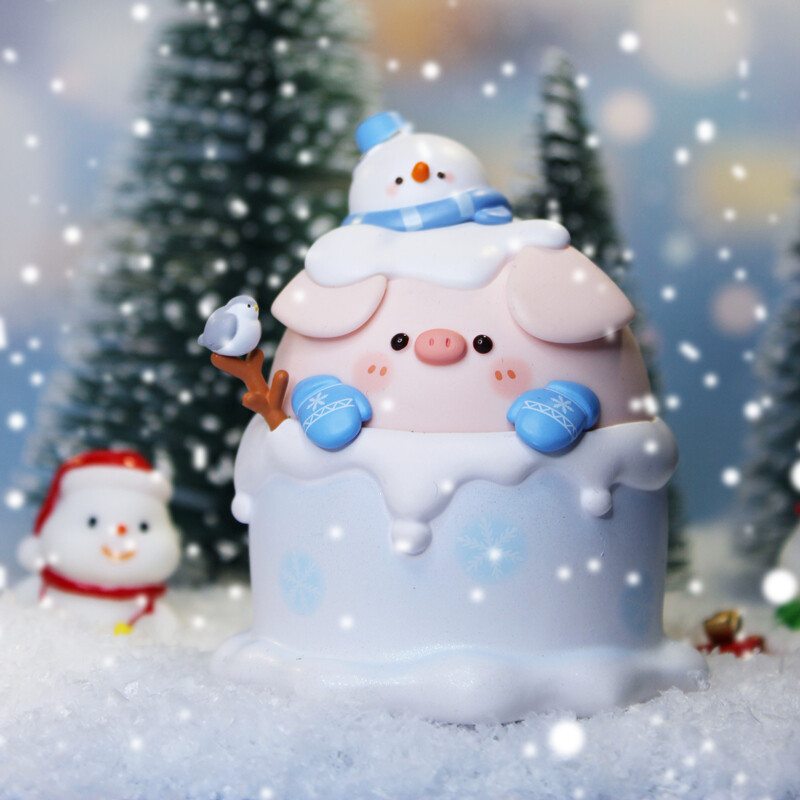 Piko Pig fart pig Christmas hakodate invitation series blind box tide ...