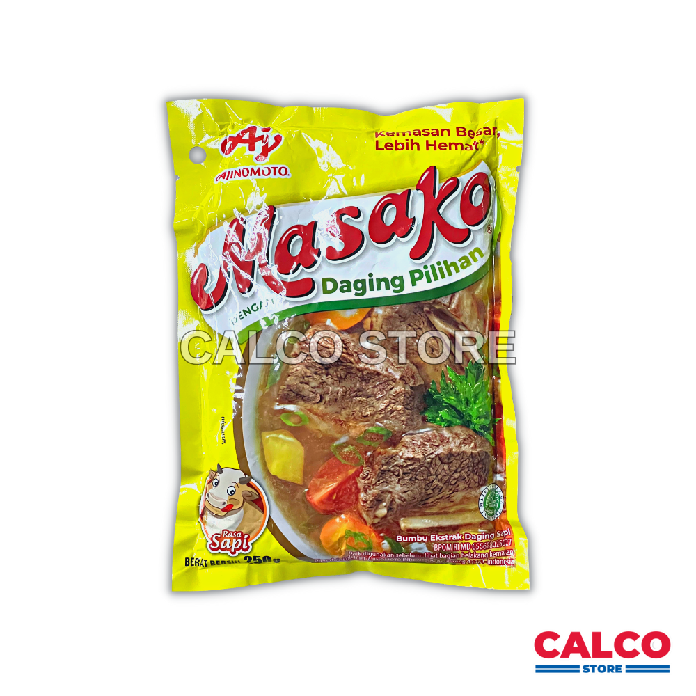 250g Ajinomoto Masako Cow Flavour Enhancers Dengan Daging Pilihan Rasa ...