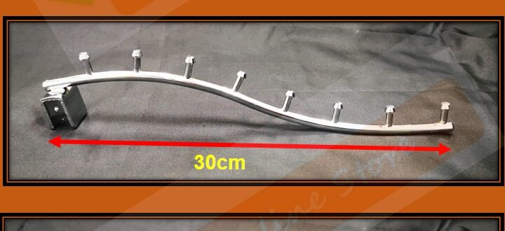 Square Bar S Waterfall Mushroom Head Cangkuk Besi 2pcs | Lazada