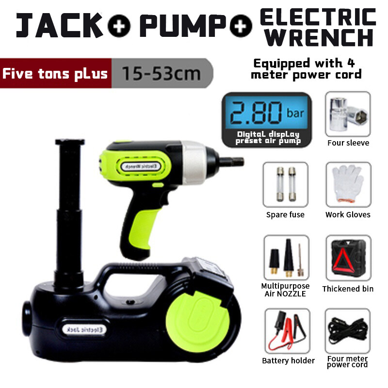 Electric Jack Jack High Machine Hydraulic jacks 12V 5T 53cm Electric ...