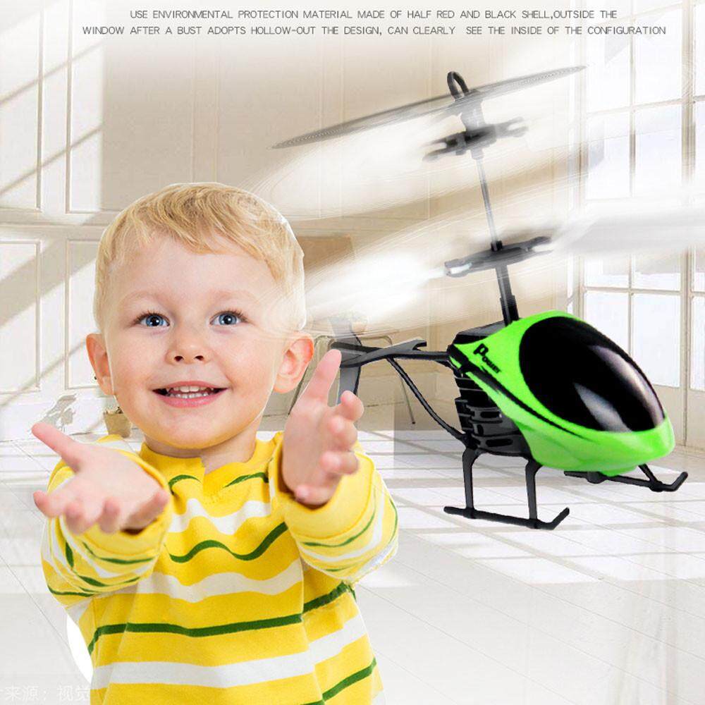 MINI Flying RC Infrared Induction เฮลิคอปเตอร์เครื่องบินไฟกระพริบของ ...
