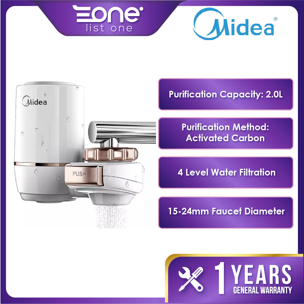 Midea Portable Faucet Water Purifier MC122-2 2L Water Filter | Penapis ...