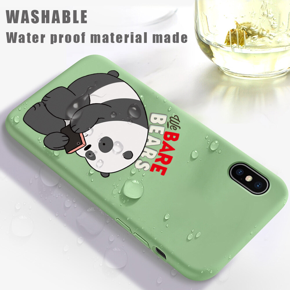 Multicolor phone case For OPPO A3S Cartoon Bare Bears White Panda ...