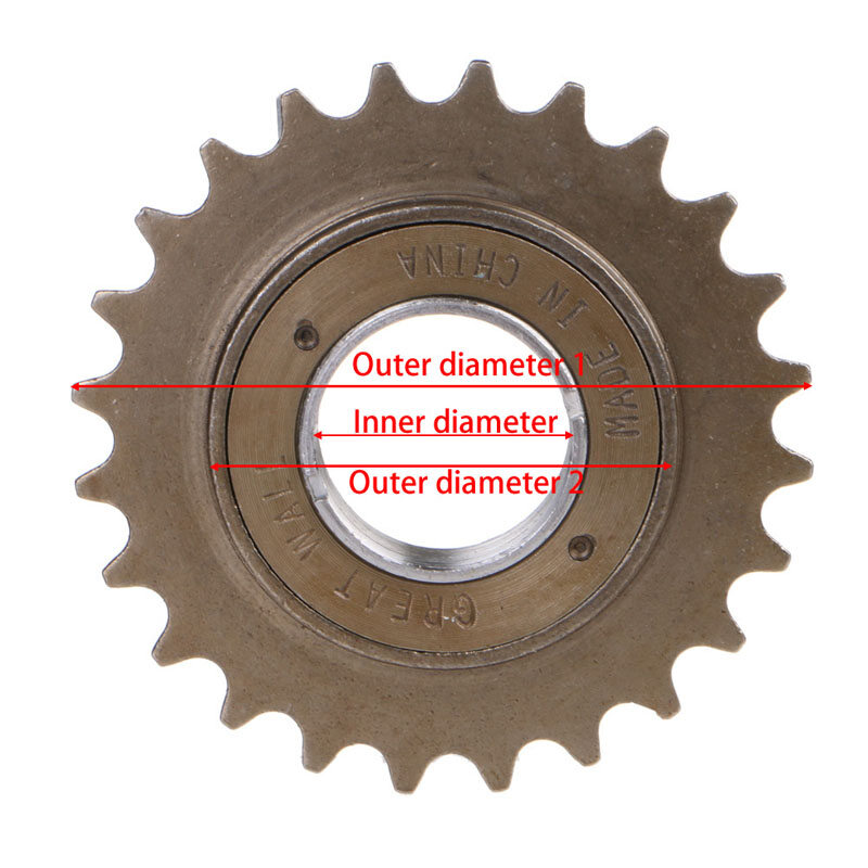 BMX Bike Bicycle Race 1618202224T Tooth Single Speed Freewheel Sprocket ...
