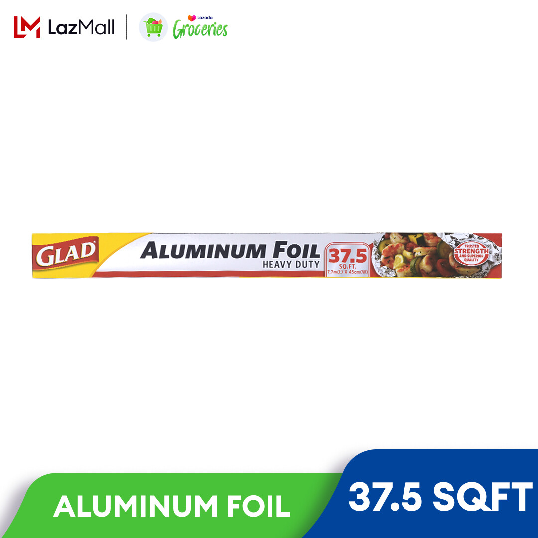 GLAD ALUMINUM FOIL (HEAVY DUTY) 37.5SQFT | Lazada