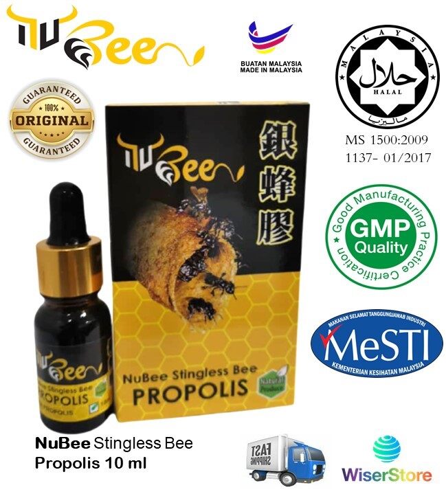 NuBee Stingless Bee Propolis 10ml | Lazada