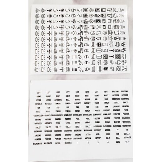 [Ready stock Malaysia] Sticker suis / sticker switch icon & wording 165 ...