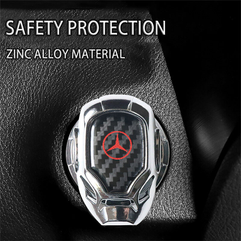 Car Interior Engine Ignition Car Battery Engine Start Stop Push Button ...