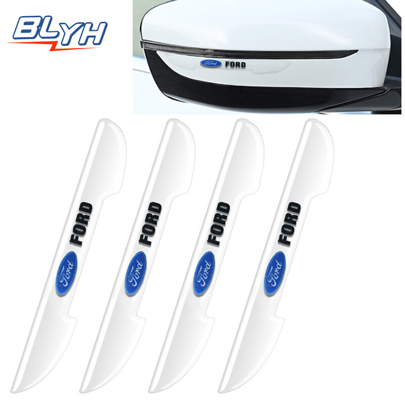 4Pcs Car Door Edge Protector Sticker Transparent Car Bumper Trim Cover ...