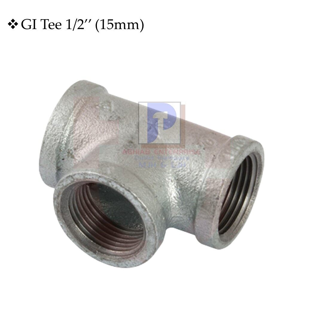 Gi Fitting 1/2" GI pipe fittings Galvanized Iron besi nipple socket flange tee elbow piping ...