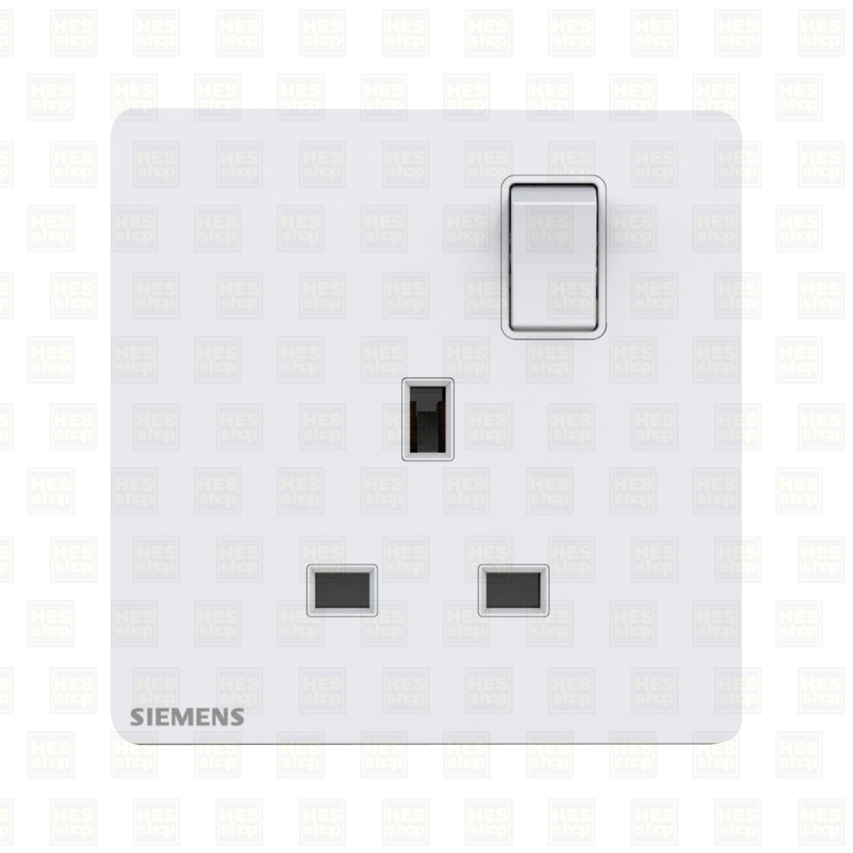 SIEMENS DELTA® ARINA SWITCH AND SOCKET 13A 1 GANG SP SWITCHED SOCKET ...