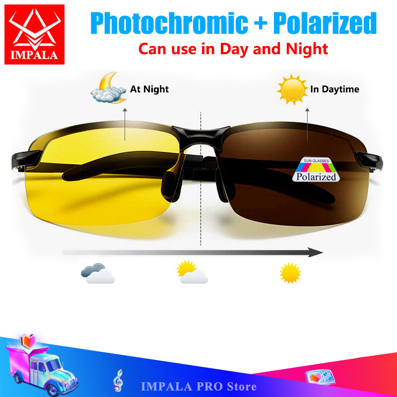 IMPALA PG036W Kính Râm Phân Cực Đổi Màu Thời Trang Cho Nam Dùng Khi Lái ...