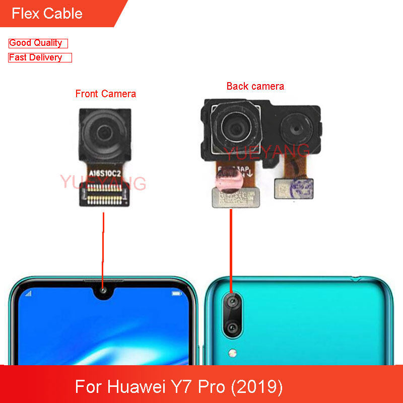 Original Front Back Camera For Huawei Y7 Pro 2019 Main Facing Camera ...