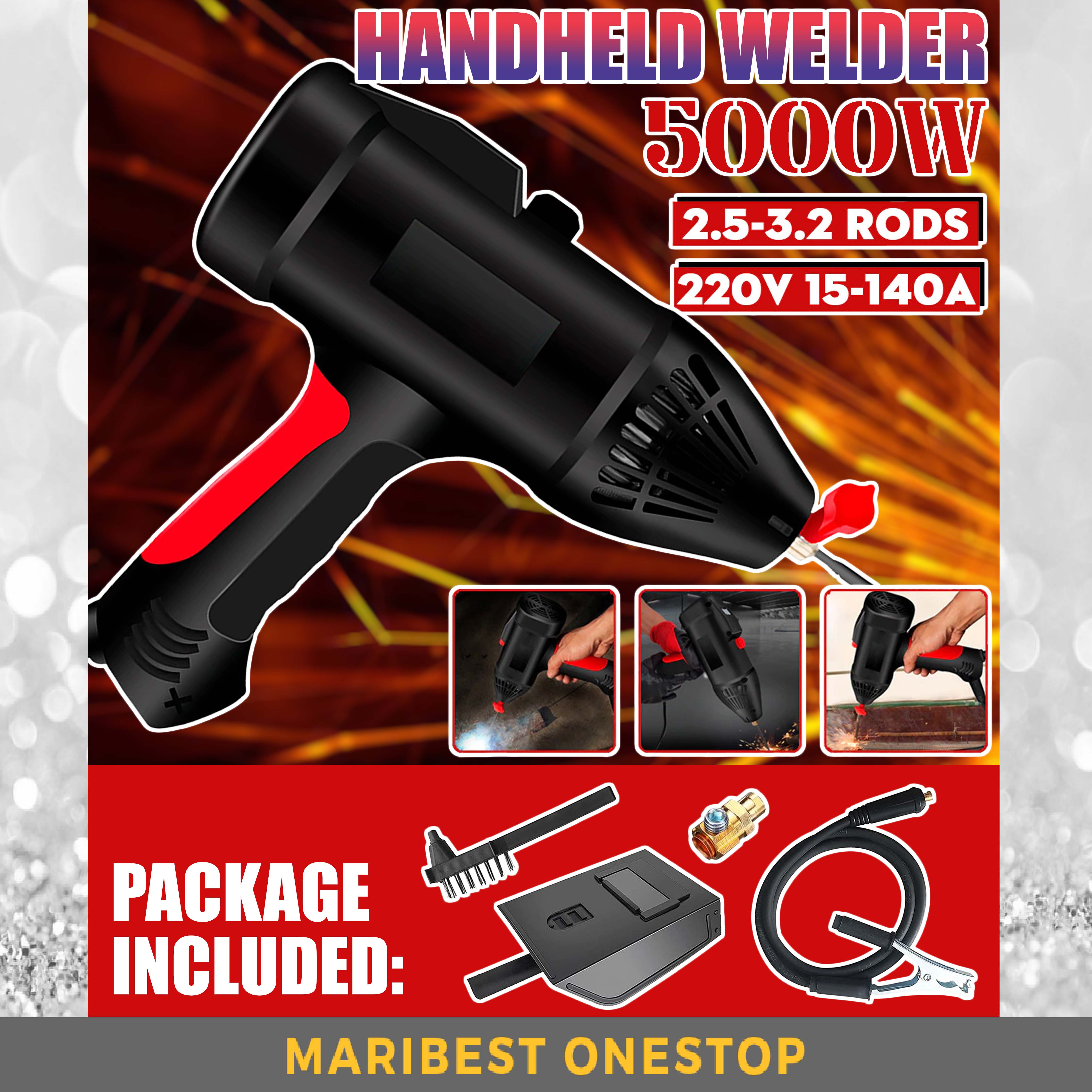 220V 5000W Handheld Portable Electric Arc Welding Machine Mini Full ...