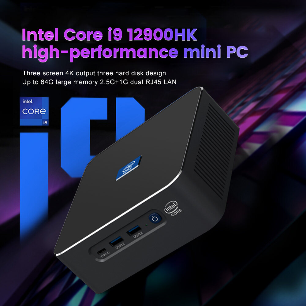 12Th Gen Mini Desktop Computer Intel Core i9 12900HK i7 1280P 14 Core ...