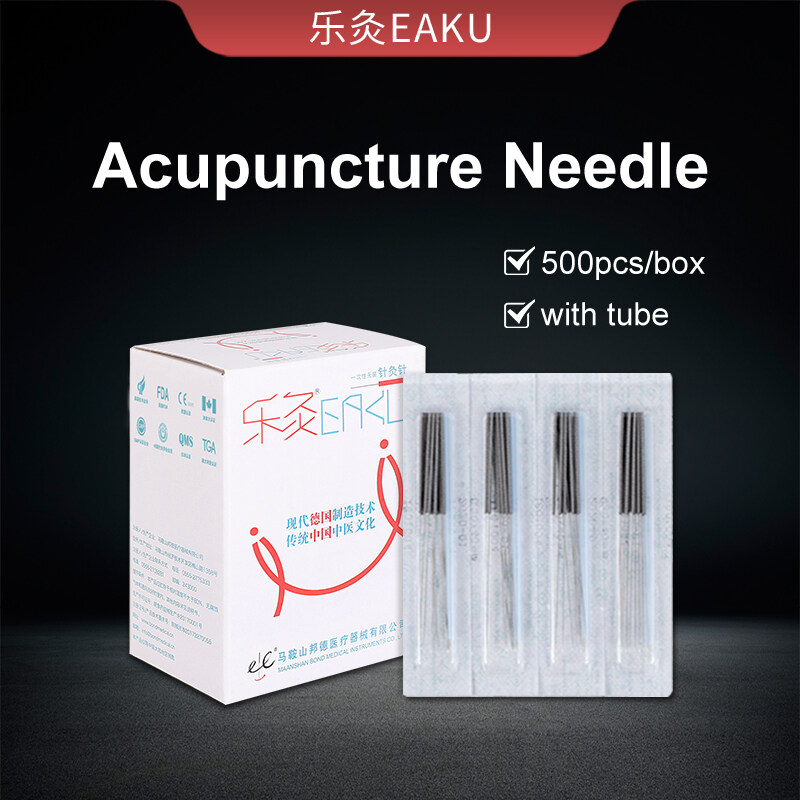 乐灸EAKU Acupuncture Needle 500PCS with Tube Chinese medicine acupuncture ...