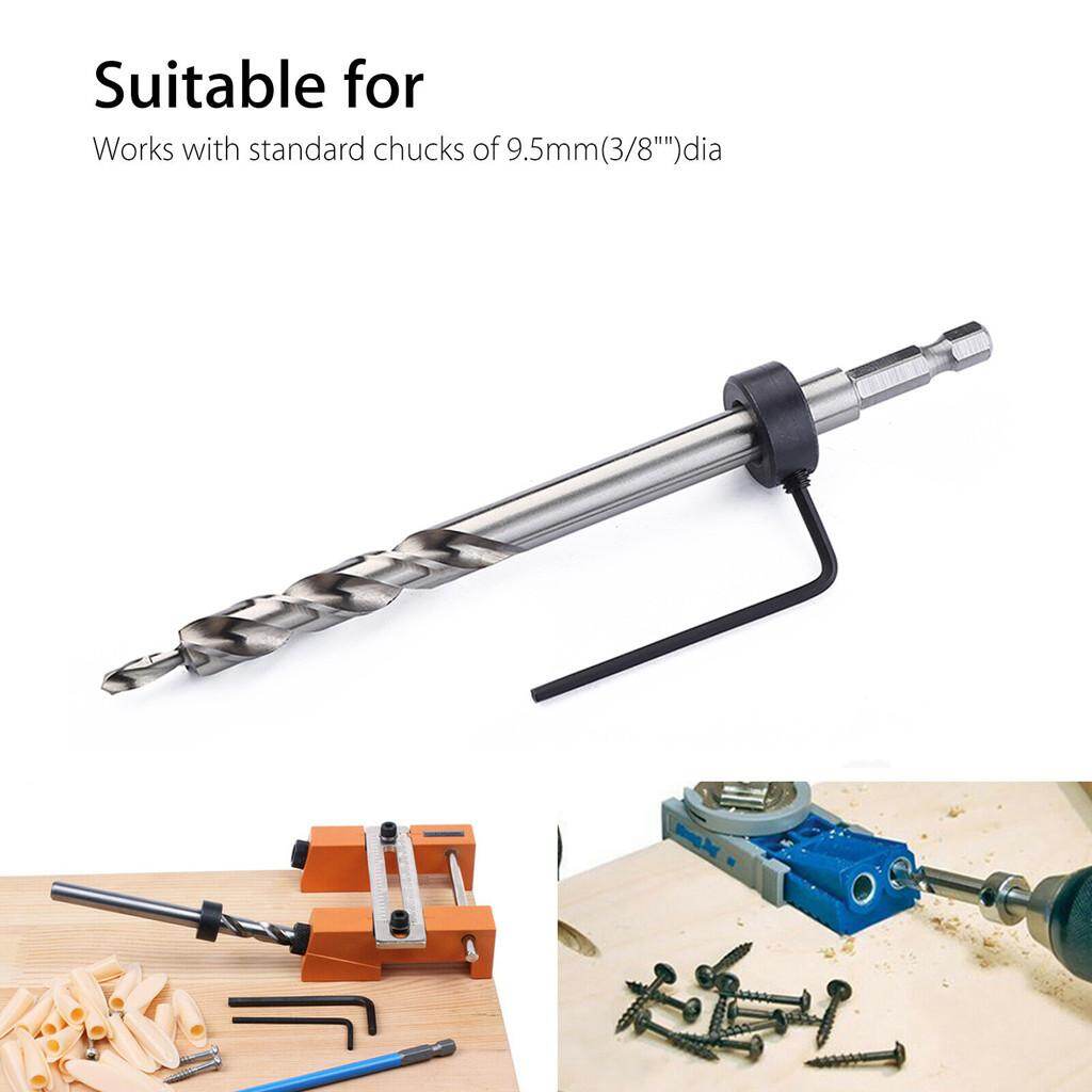 【Mall】Pocket JIG หัวสว่านงานช่างไม้สำหรับเจาะไม้ 3/8 นิ้ว 9.5 มม. ...