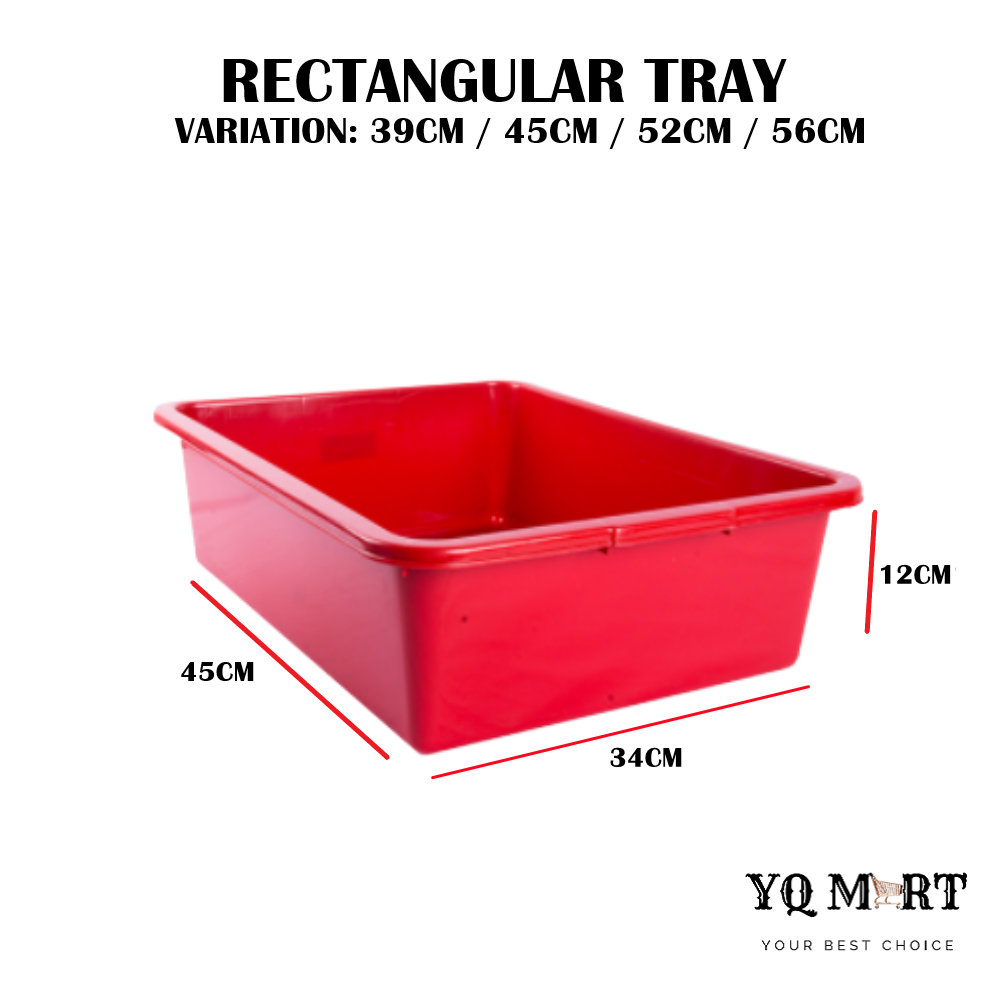 Rectangular Plastic Tray/Storage Food Tray/Rectangular Basin/Plastic ...