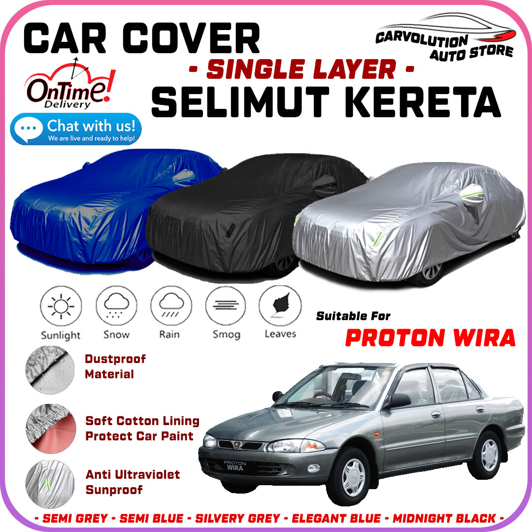 🚗 For Proton Wira Yama Car Cover Selimut Kereta Sedan Aeroback Car All ...